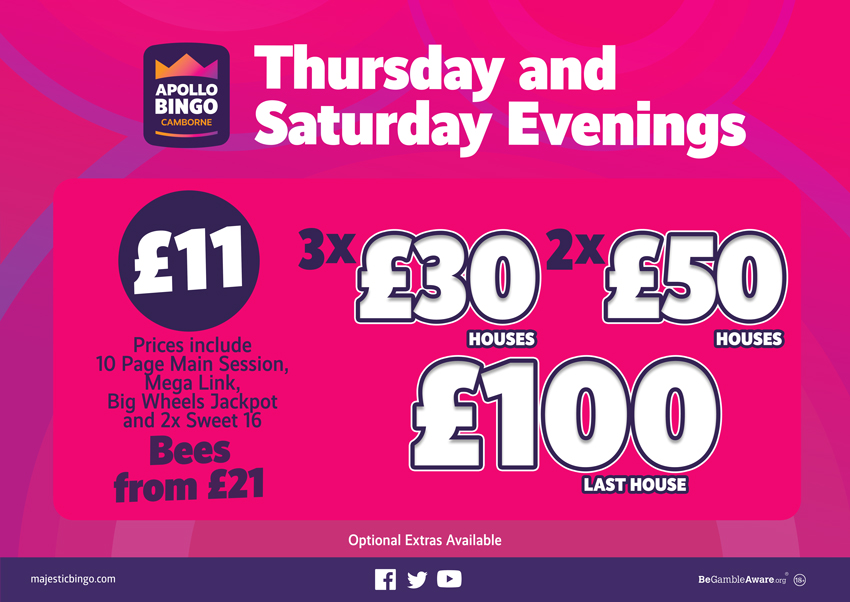Majestic Bingo | Apollo Camborne