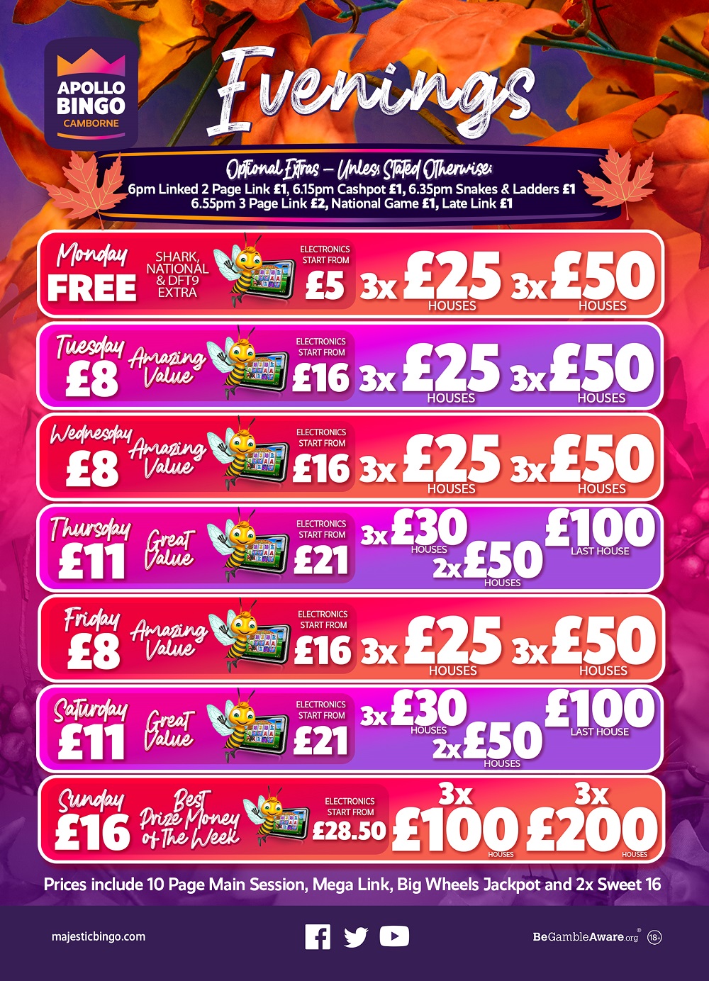 Majestic Bingo | Apollo Camborne