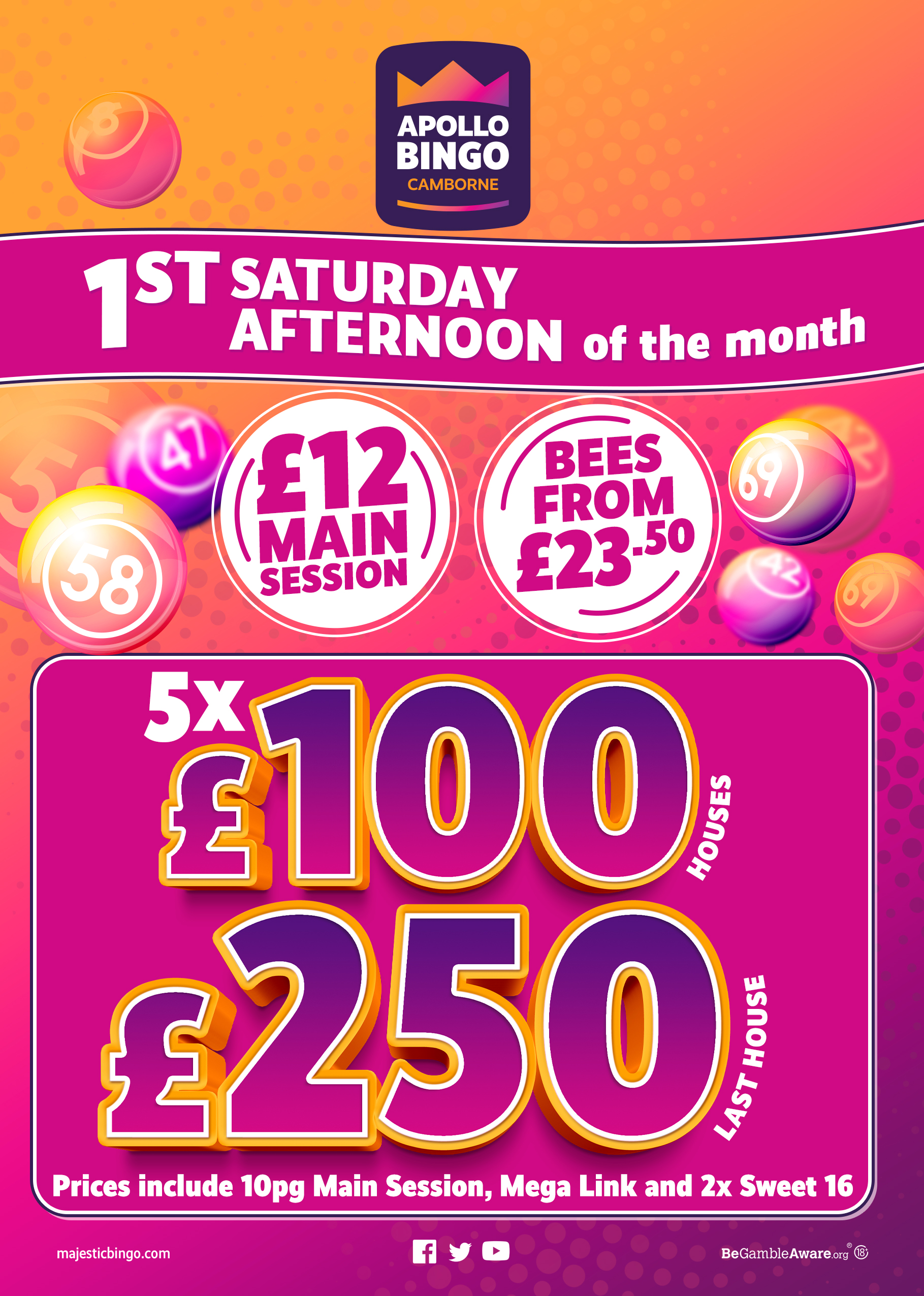 Majestic Bingo | Apollo Camborne