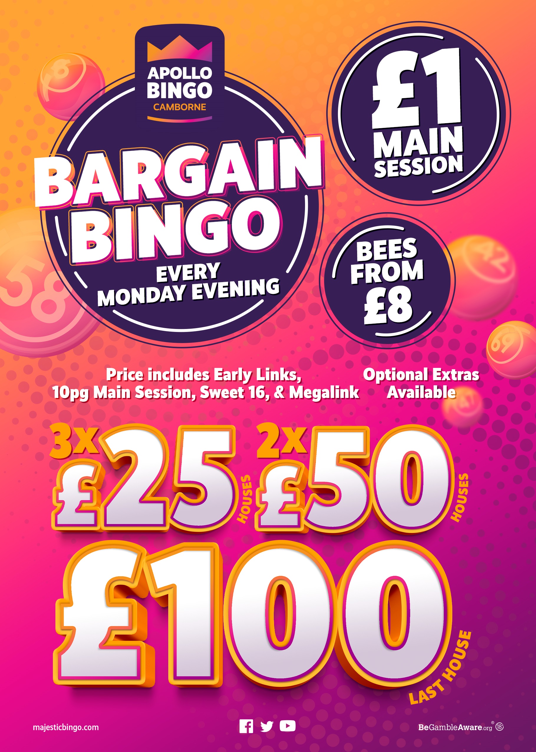 Majestic Bingo | Apollo Camborne