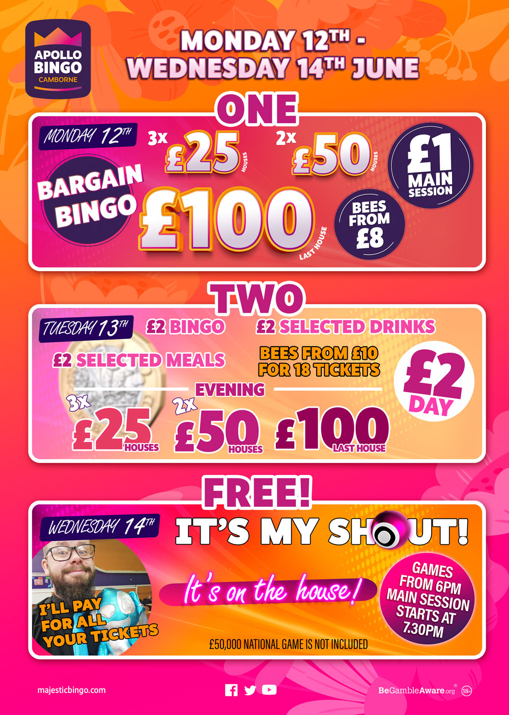 Majestic Bingo | Apollo Camborne
