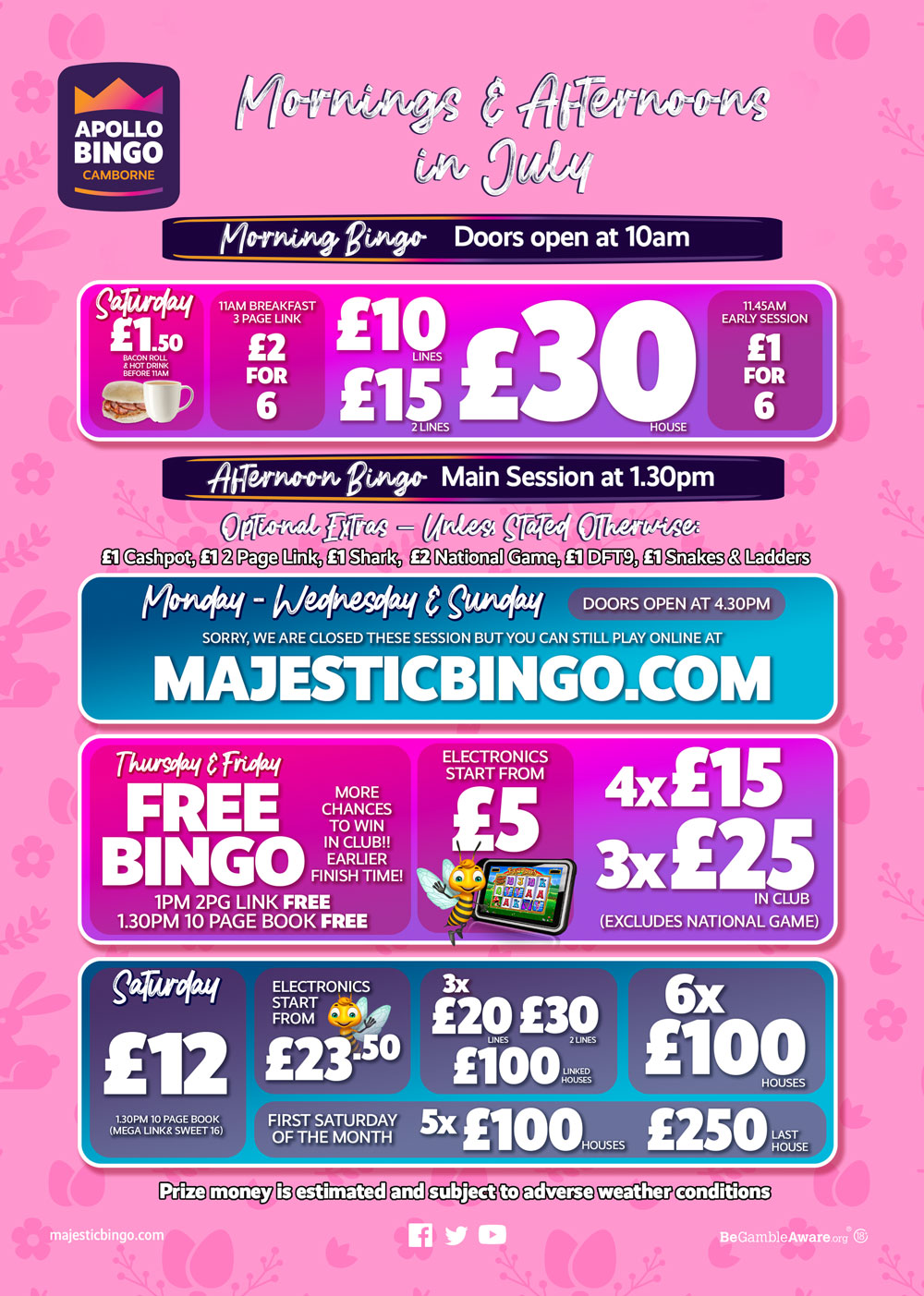 Majestic Bingo | Apollo Camborne