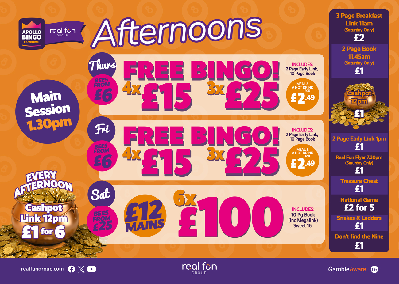 Majestic Bingo | Apollo Camborne