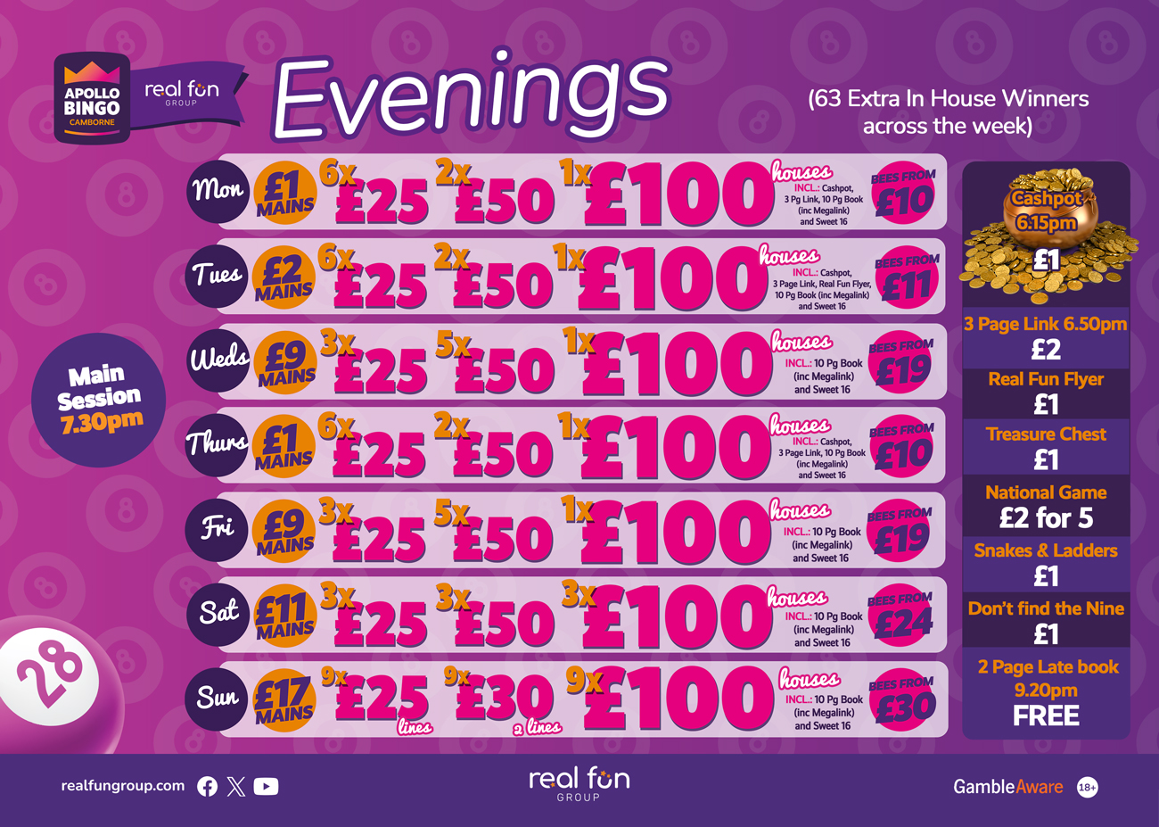 Majestic Bingo | Apollo Camborne