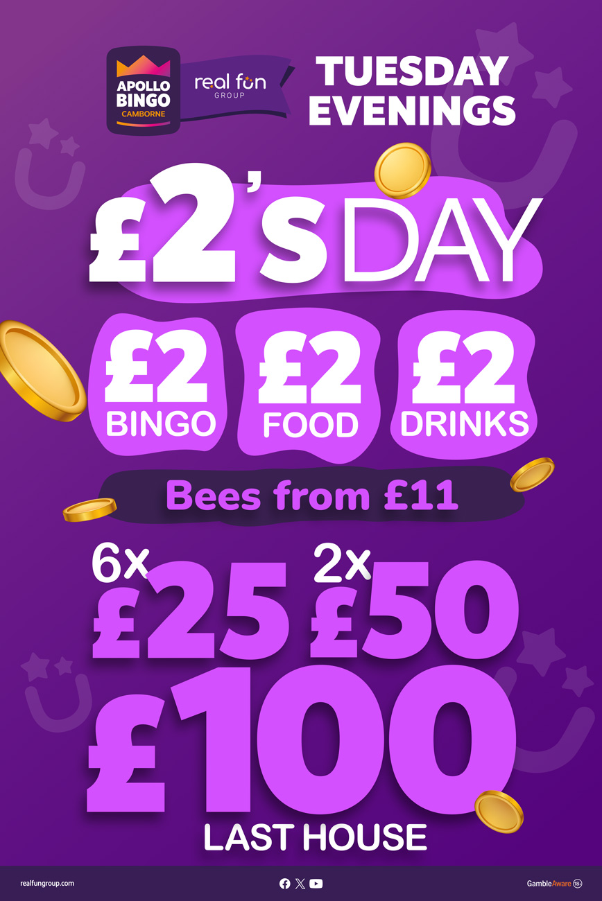 Majestic Bingo | Apollo Camborne