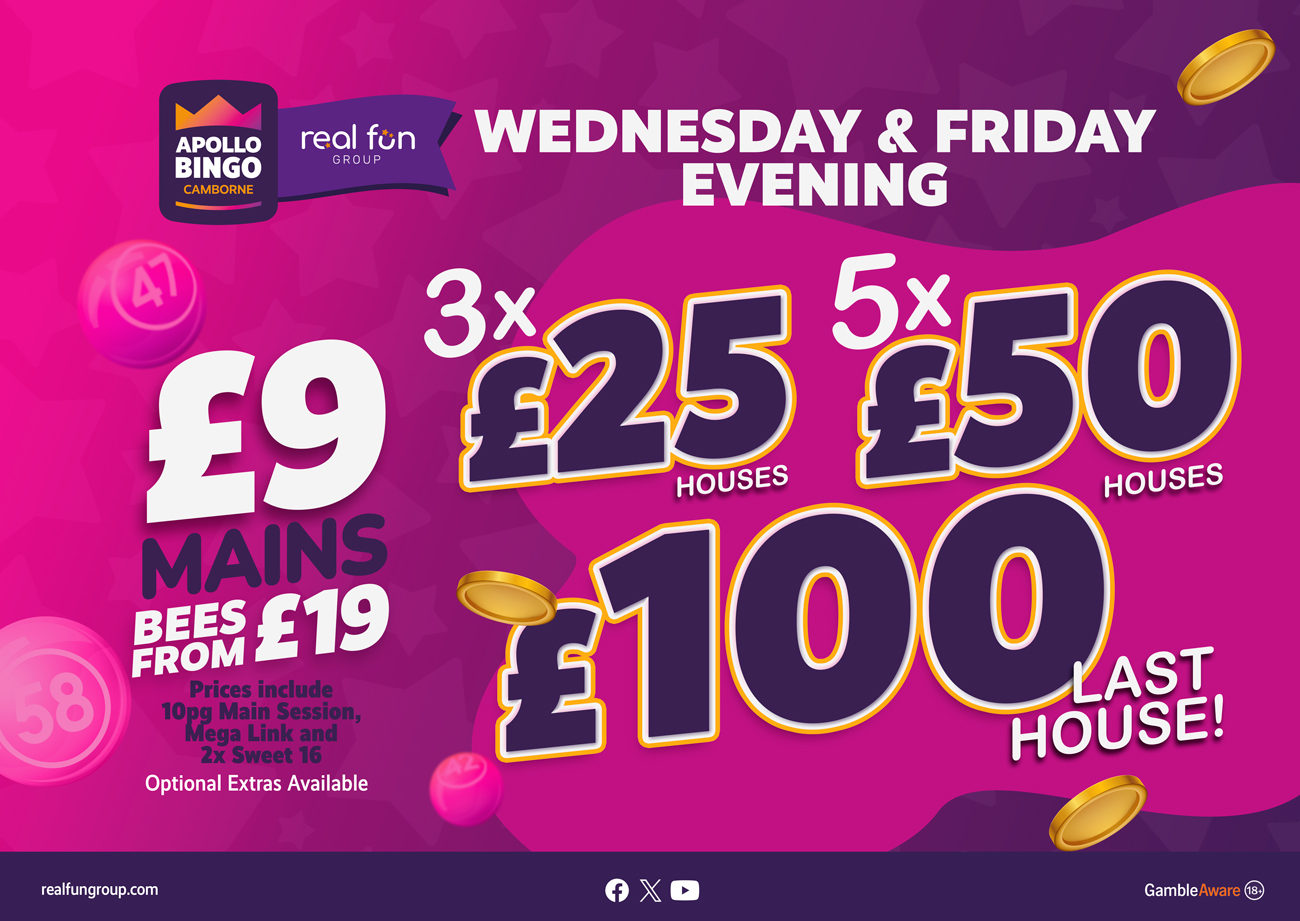 Majestic Bingo | Apollo Camborne