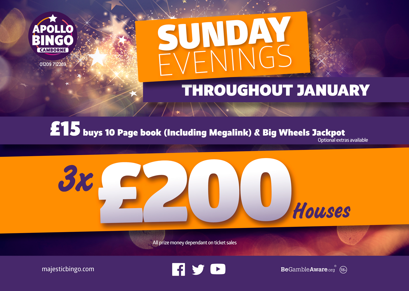 Majestic Bingo | Apollo Camborne