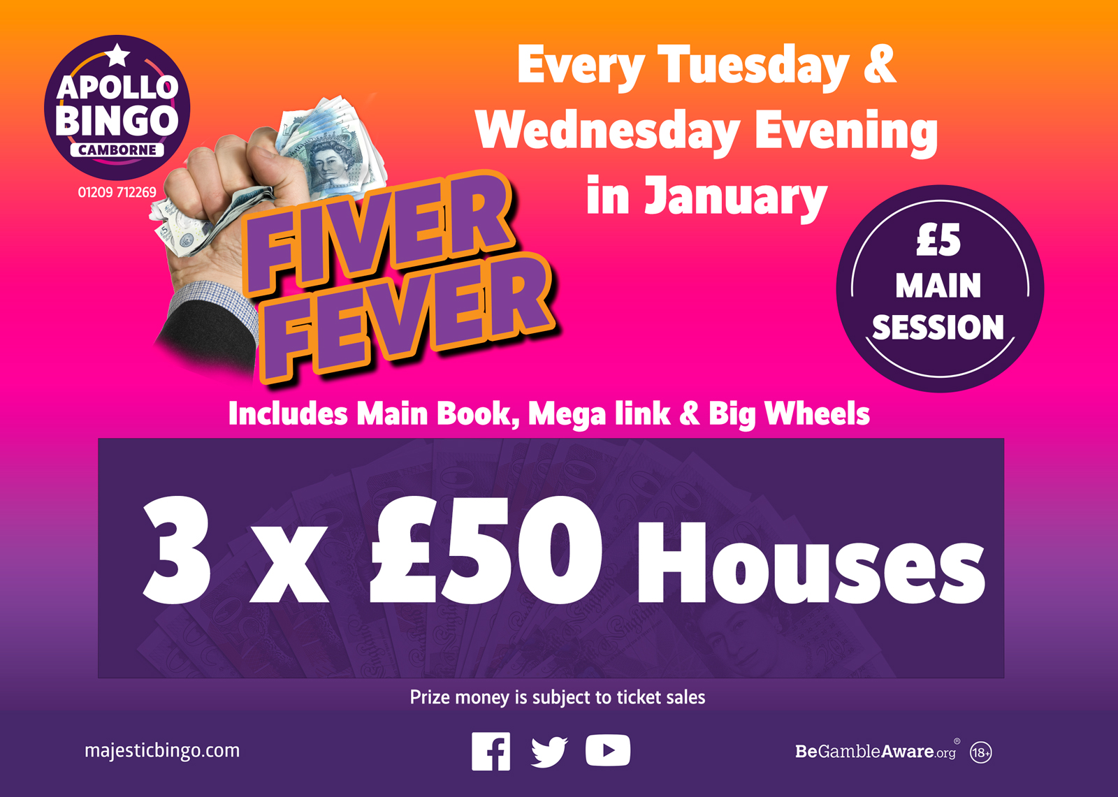 Majestic Bingo | Apollo Camborne