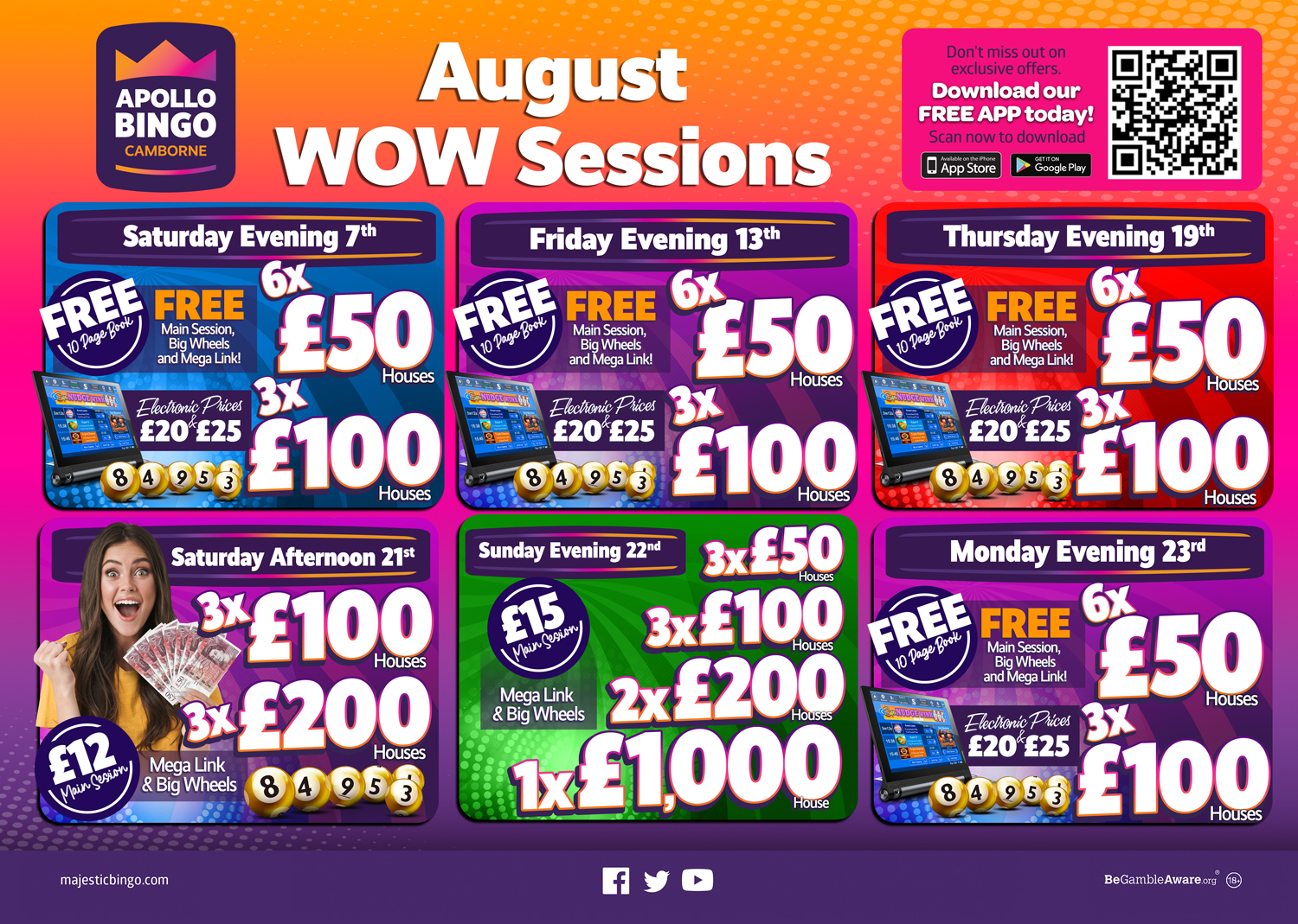 Majestic Bingo | Apollo Camborne
