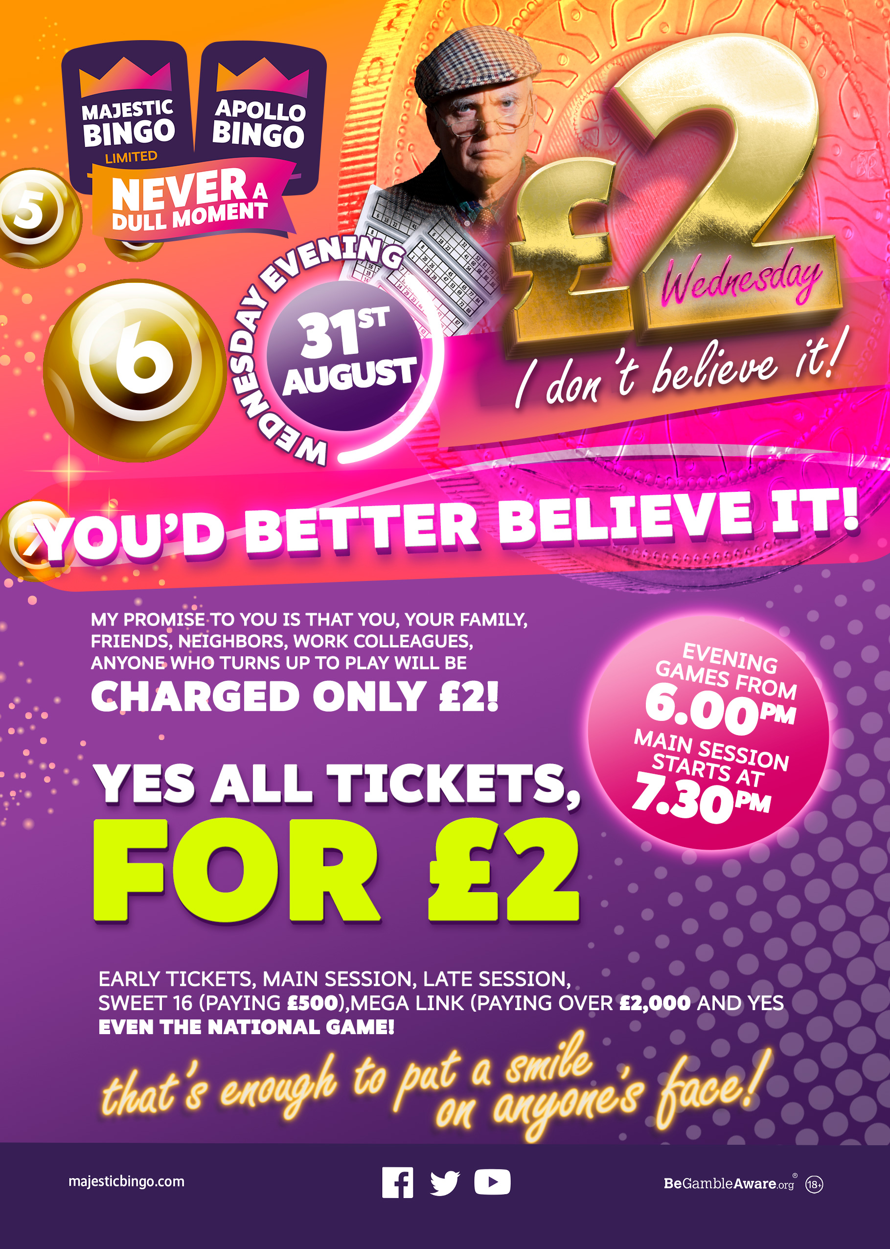Majestic Bingo | Apollo RHYL