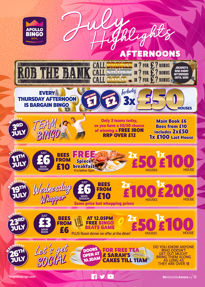 Majestic Bingo | Apollo RHYL