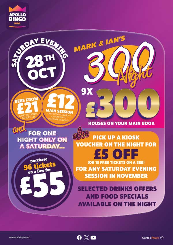 Majestic Bingo | Apollo RHYL