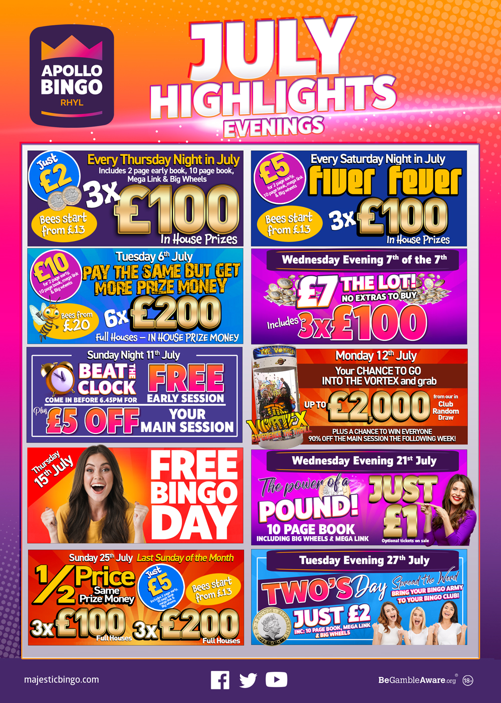 Majestic Bingo | Apollo RHYL